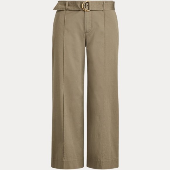 Lauren Ralph Lauren | Pants & Jumpsuits | Lauren Ralph Microsanded Twill Belted Wideleg Pants ...